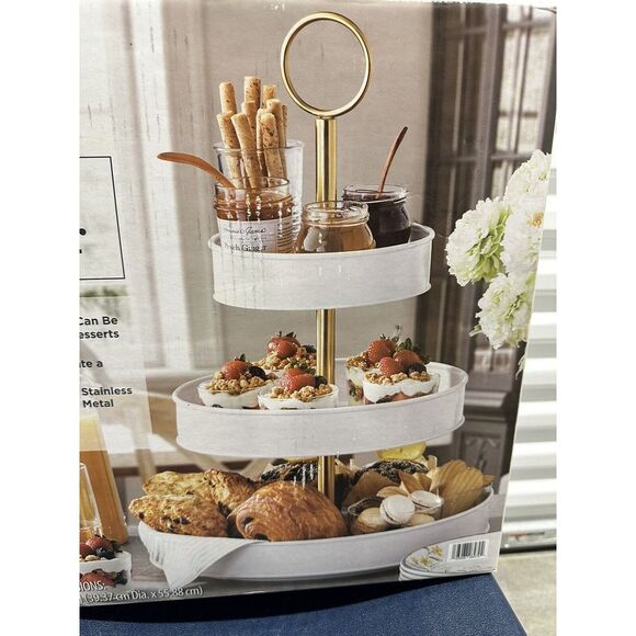 Dining | Members Mark Mulifunctional 3tier Server With Ring Handle ...
